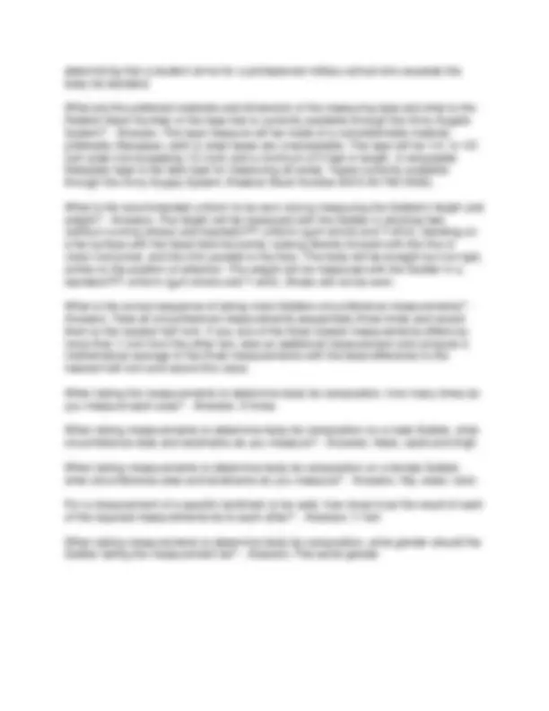 Army Body Composition Program (ABCP) Q&A: Standards and Procedures | Exams Social Sciences | Docsity