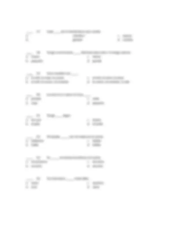 Spanish 1 Review Sheet | Study Guides, Projects, Research Spanish | Docsity