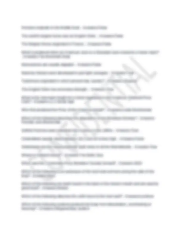 ICEV Equine Certificate Assessment Exam Questions with Answers Rated A+ ...