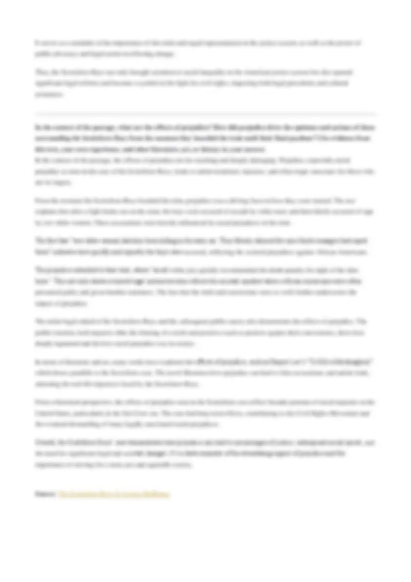 The Scottsboro Boys Commonlit Answers 8th Grade Lexile 1190 | Complete ...