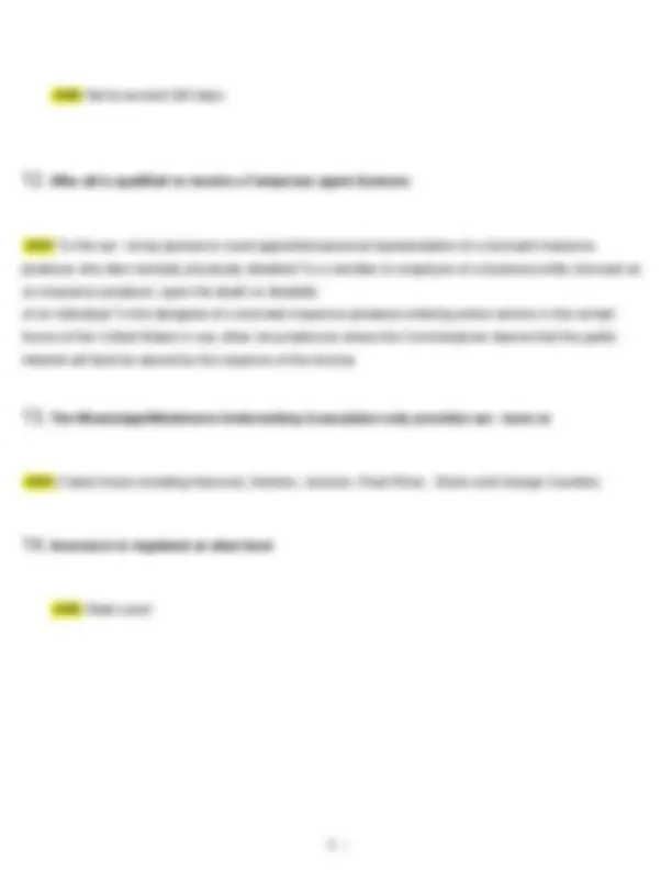 State Farm Insurance Test Study Guide: Mississippi Insurance Code Q&A ...