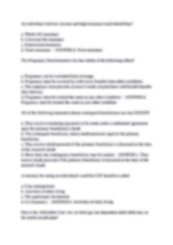 WFG License Exam Q&A: Comprehensive Insurance Study Guide | Exams ...