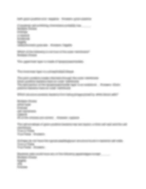 HCC MICROBIOLOGY MID TERM CHAPTER 1,3,4,5,6,7 | Exams Nursing | Docsity