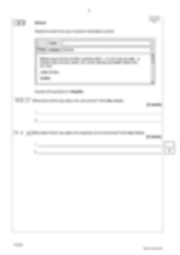 2024 AQA GCSE GERMAN Foundation Tier Paper 3 Reading MAY Question Paper and Mark Scheme ME ...