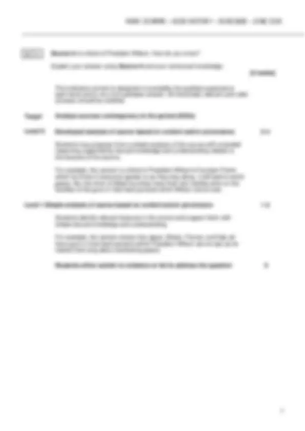 2024 AQA GCSE HISTORY Paper 1 Section B/B: Conflict and tension: the inter-war years, 1918 ...