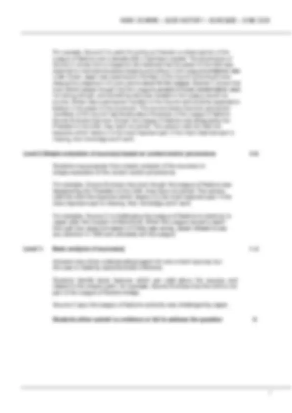 2024 AQA GCSE HISTORY Paper 1 Section B/B: Conflict and tension: the inter-war years, 1918 ...