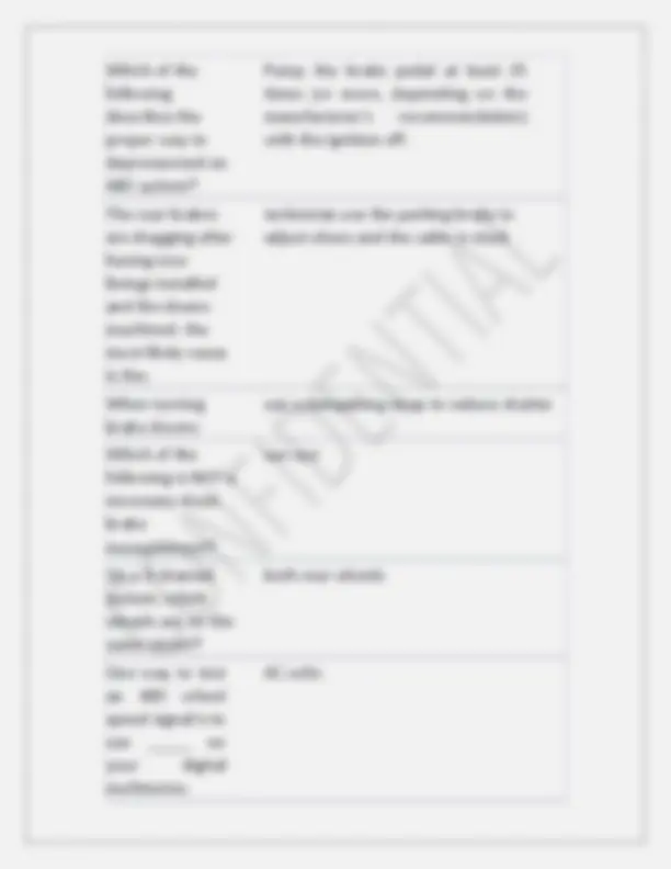 SOS MECHANIC CERTIFICATION TEST 2025 ACTUAL EXAM CURRENTLY TESTING ...