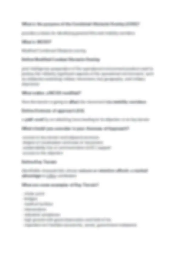 IPB STEP 2 (DESCRIBE ENVIRONMENTAL EFFECTS ON OPERATIONS) study set ...