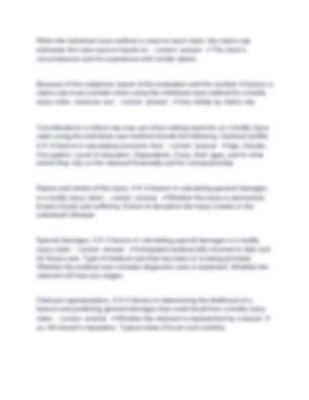 Insurance Claims: Case Reserving Methods and Best Practices | Exams ...