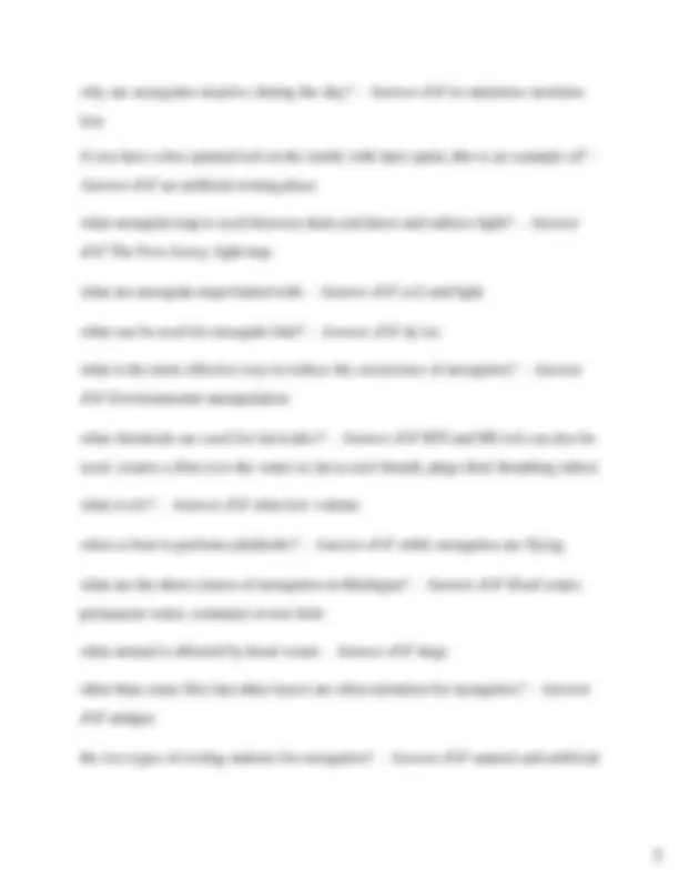 Mosquito and Pest Control Study Guide: Exam Q&A | Exams Pest Management ...