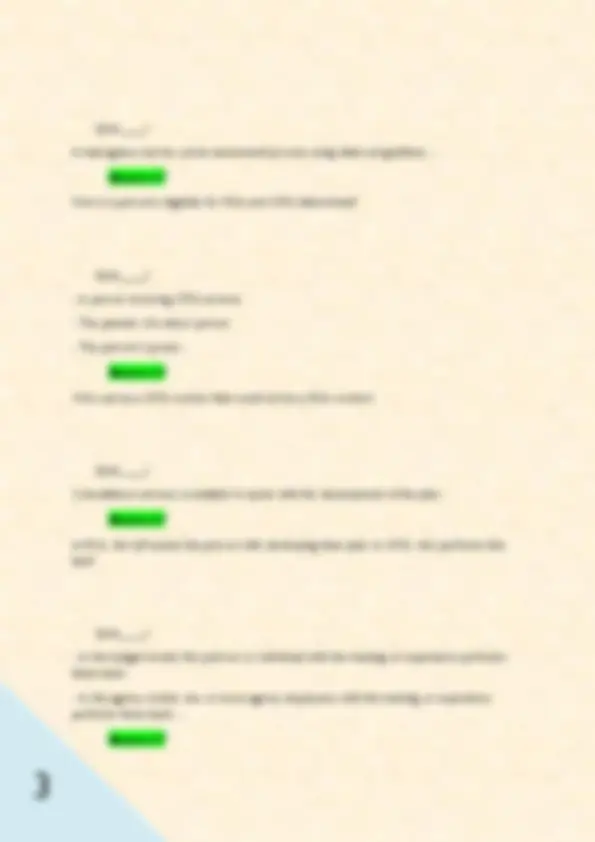 PCA/CFSS Worker Training / Comprehensive Practice Test / Study Guide ...