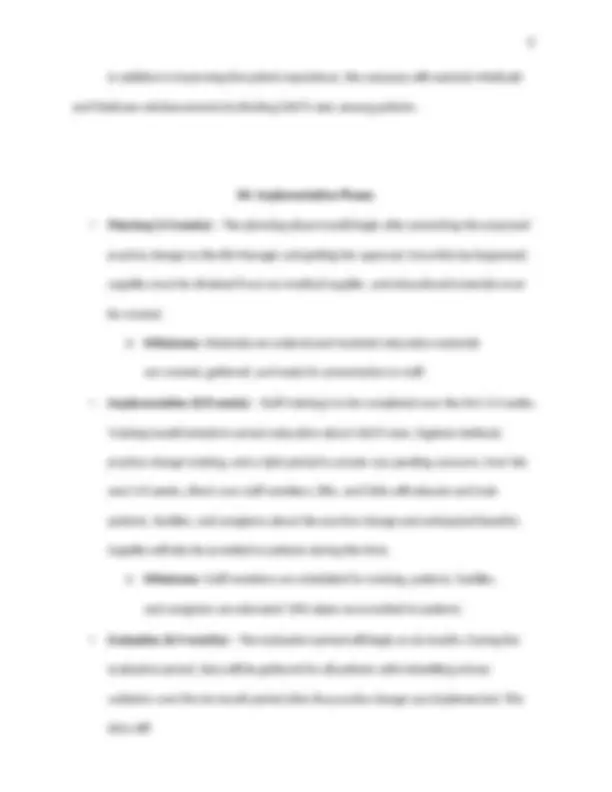 BSNU Capstone (Western Governors University) D226 Task 1: Change ...