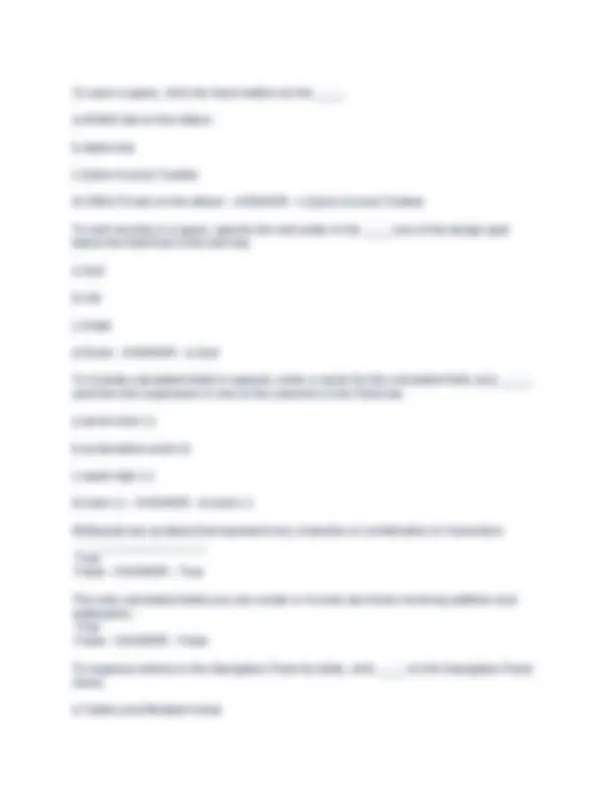 MS Access Proficiency Exam (2025) | Questions & Answers (100% Correct) | Exams Microsoft Access ...