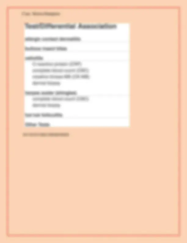 iHuman Case Study: Krista Hampton 25 years Old Female CC: Allergic dermatitis (Skin)(V1) 2 ...