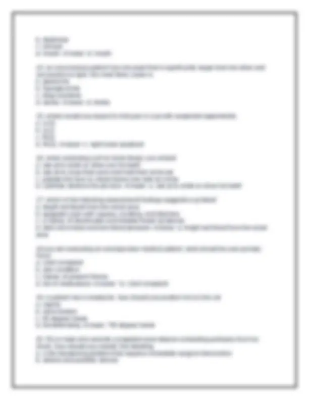 Fisdap Medical Midterm Exam 1 Questions with Complete Solutions | Exams Nursing | Docsity