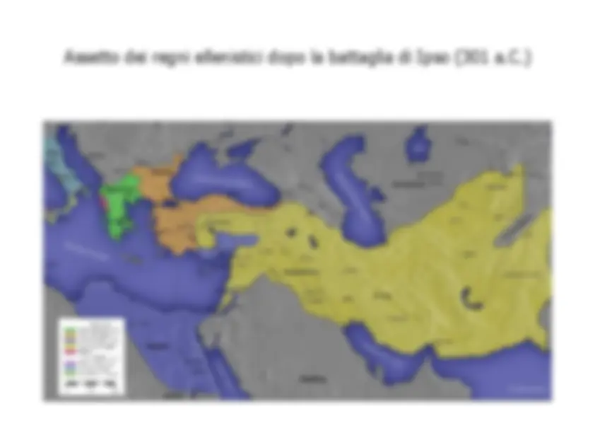 diadochi presentazione | Slide di Storia Antica | Docsity