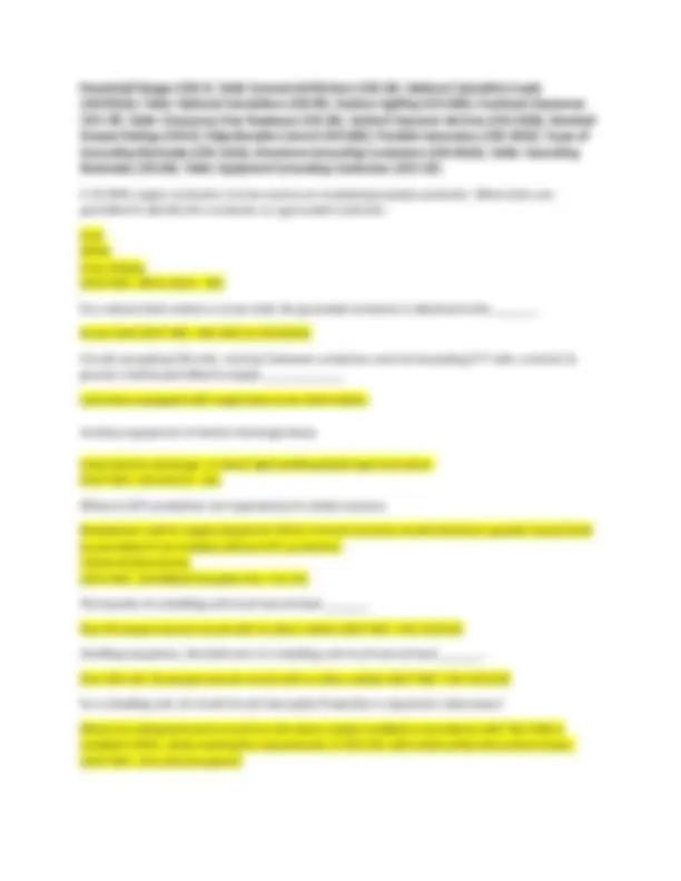 NFPA 70 National Electrical Code Exam With 100% Correct And Verified ...