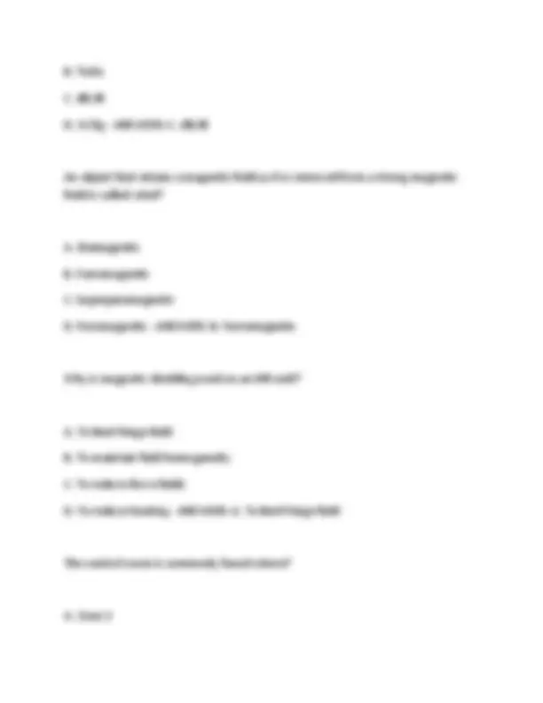 MRI Mock Test: Questions and Answers for Radiology Professionals ...