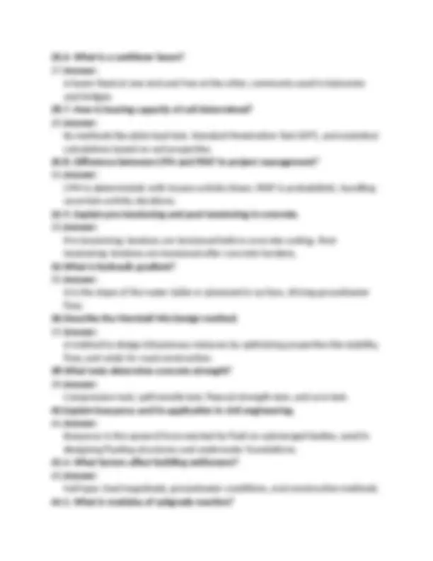 Fundamentals of Civil Engineering Structures and Materials | Exams ...