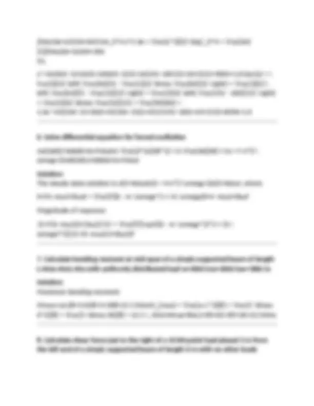 Advanced Mathematical Applications in Structural Analysis, Fluid ...