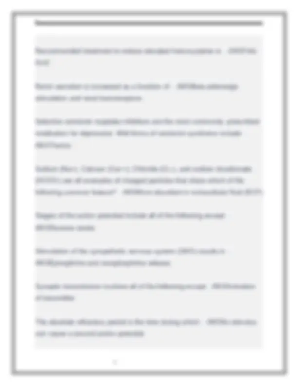 Patho FHEA Midterm Study Guide Latest Edition 2025-2026.Questions ...