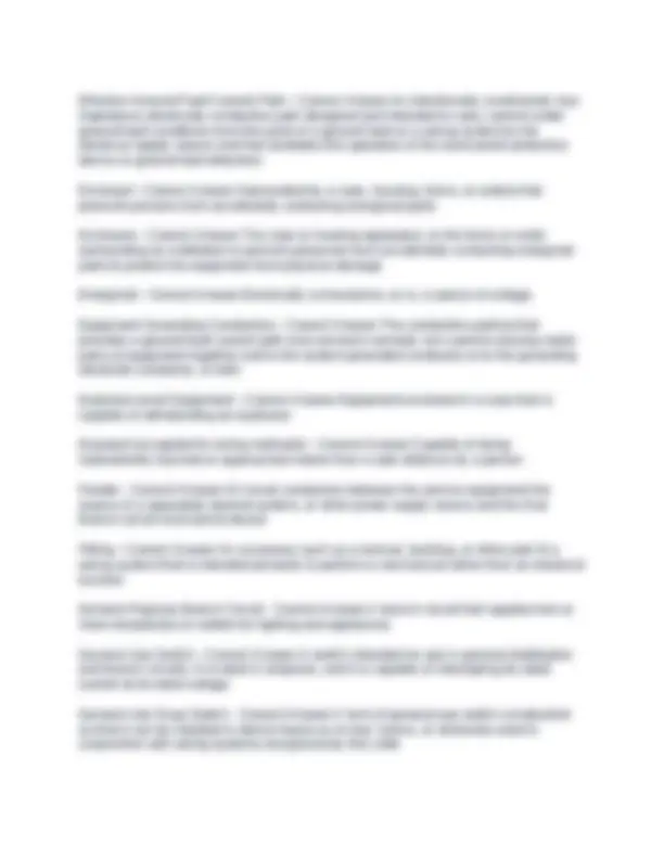 NFPA 70 Definitions Set One Exam With 100% Correct And Verified Answers 2025 | Exams Advanced ...