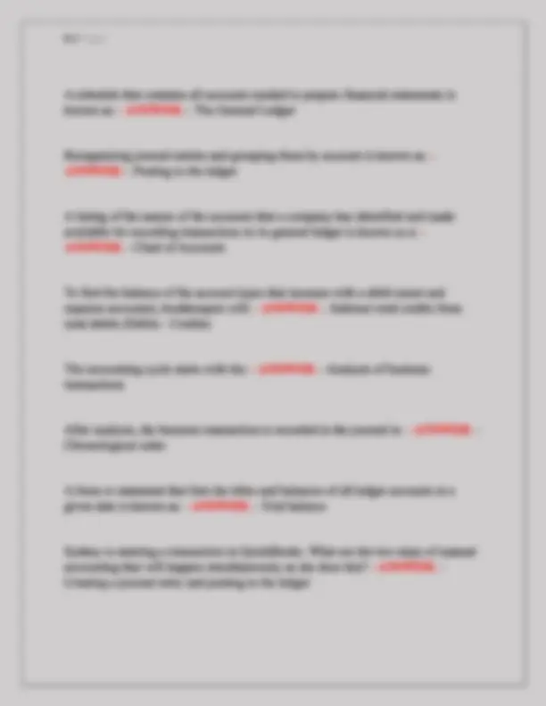 INTUIT BOOKKEEPING PROFESSIONAL CERTIFICATE EXAM 2025 | ALL QUESTIONS ...