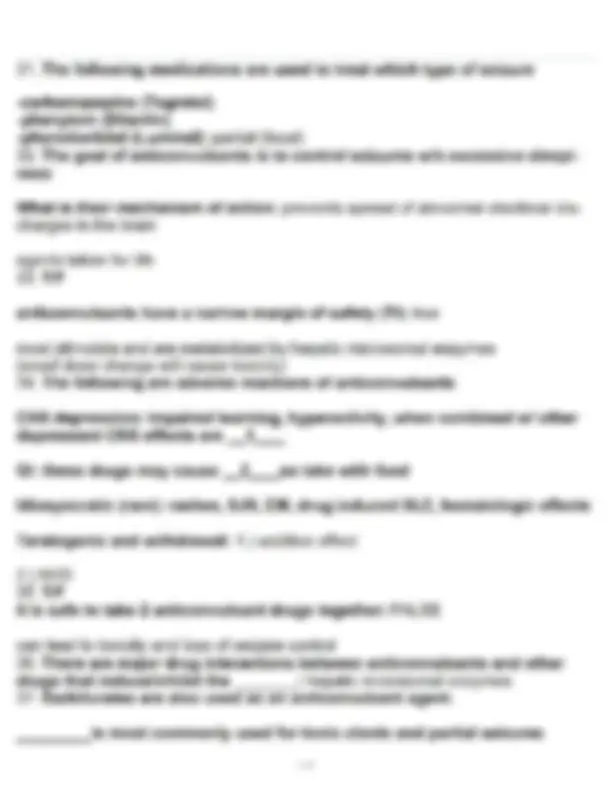 Pharmacology Quiz 3 – Psychiatry-Focused Medication Review for Nursing ...