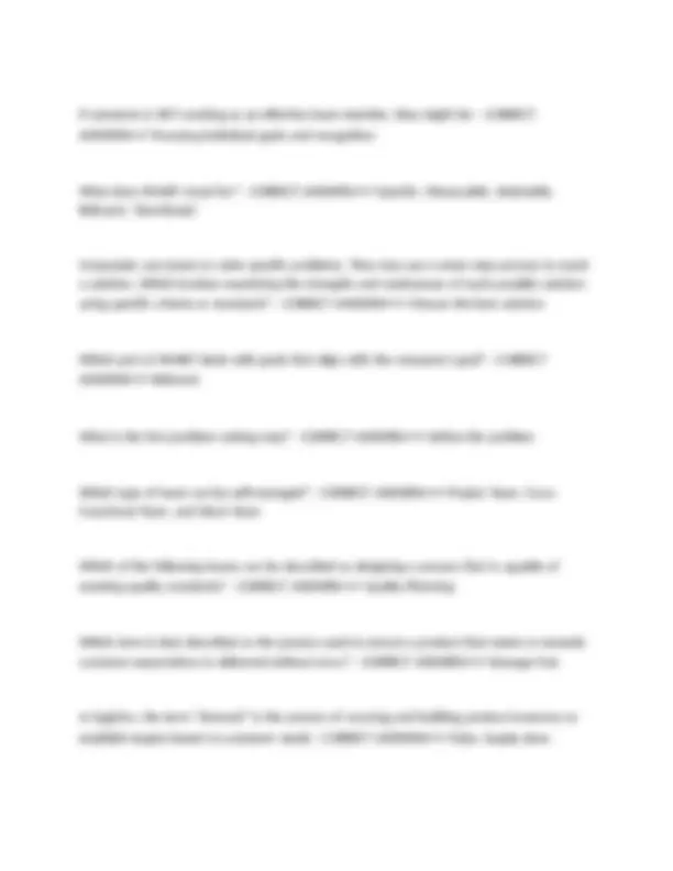 MSSC CLA TEST QUESTIONS WITH ACCURATE SOLUTIONS. | Exams Security ...