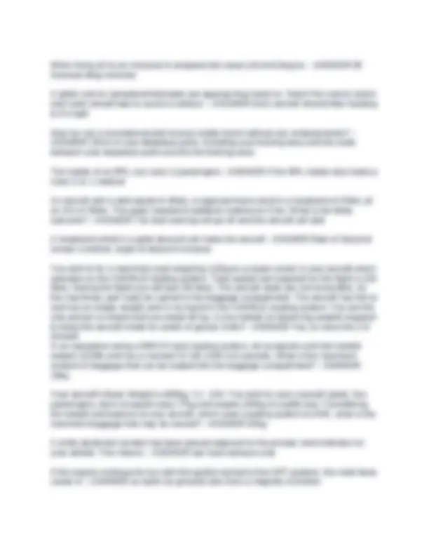 CASA RPL EXAM QUESTIONS & ANSWERS | Exams Aviation | Docsity