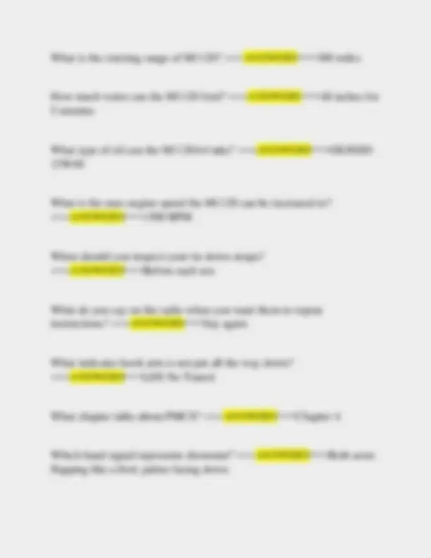 Military Vehicle Operation and Convoy Procedures: Q&A Study Guide ...