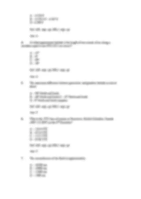 ATPL - General Navigation Basics of Navigation the Solar System- INS ...