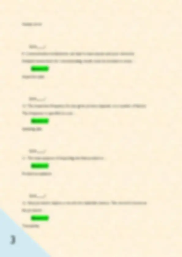 MSSC Quality post test answers / Study Guide Questions with Definitive ...