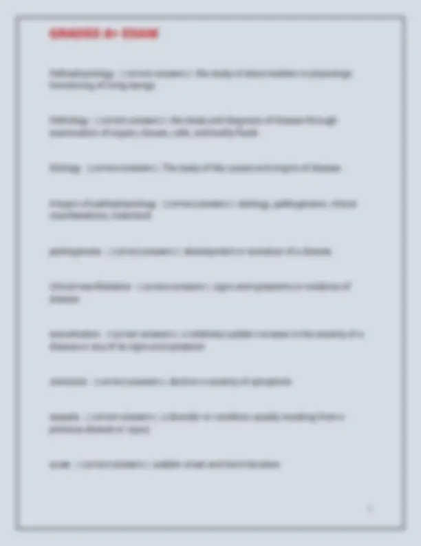 PATHOPHYSIOLOGY RASMUSSEN EXAM 1 QUESTIONS AND 100% CORRECT ANSWERS 2025 GRADED A+ | Exams ...