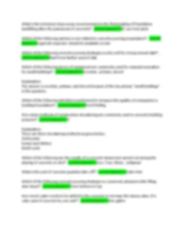 CSLB Concrete C8 License Practice Test #4 Latest 2025-2026 With Correct ...