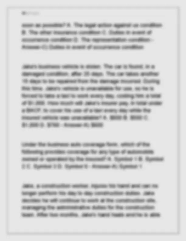 CPCU 552, CP&L FINAL EXAM NEWEST 2025 ACTUAL EXAM COMPLETE 140 ...