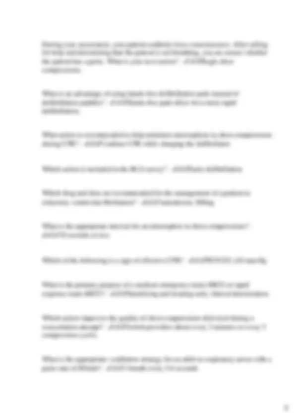 ACLS Written Exam 2025 UPDATE CORRECT QUESTIONS + ANSWERS LATEST ...