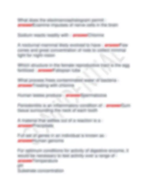 NLN NEX (Nursing Entrance Exam) Science Exam: Q&A Study Guide | Exams ...