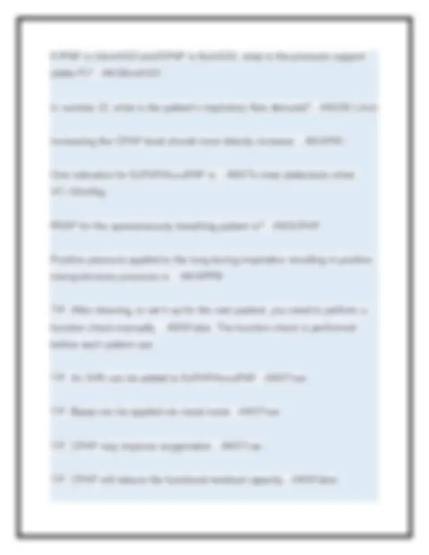 Review for Exam 2- RES 140 Mr Clark Questions and Answers Latest 2025 ...