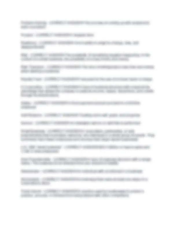 ESB v.2 Domain 1 Entrepreneurship & Small Business Concepts Questions ...