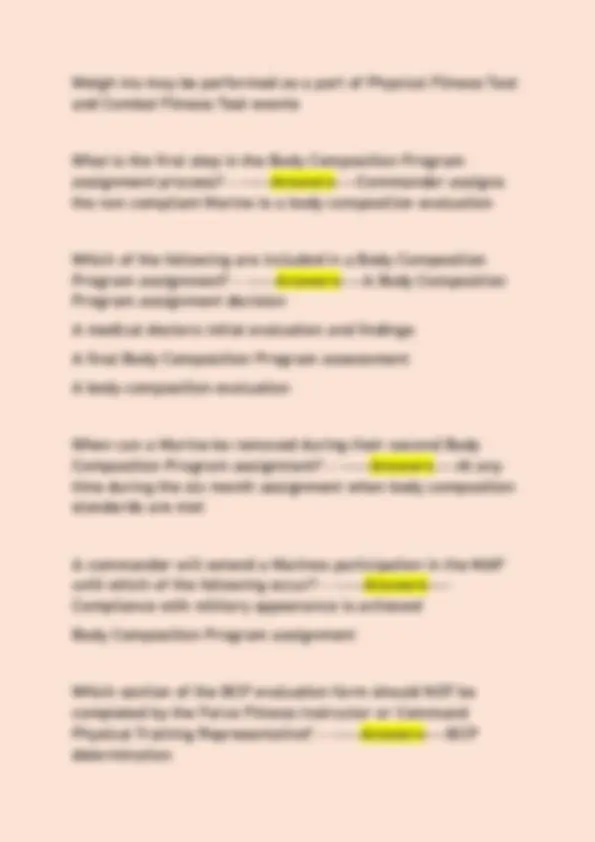 BODY COMPOSITION PROGRAMNEWEST ACTUAL 2025/2026 MILITARY APPEARANCE ...