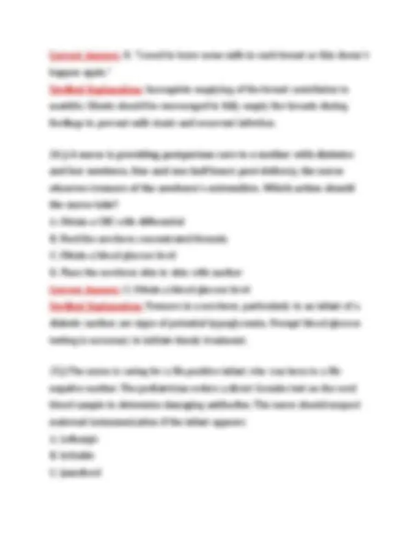 NUR 254 Exams 1, 2, 3 & 4 | Galen College | 2025 Complete Maternal ...