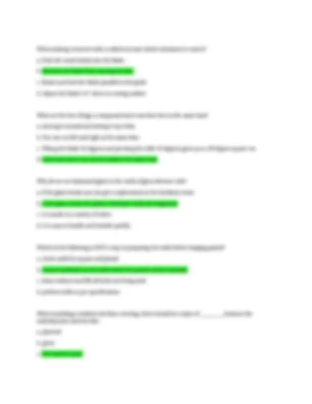 Elevator Final Exam Questions With 100% Correct and Verified Answers ...