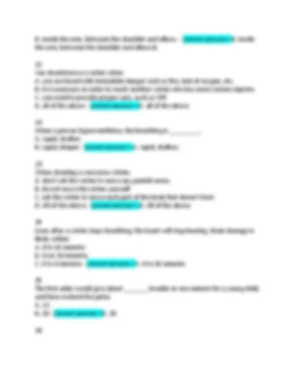 First Aid Practice Test: American Red Cross 2025-2026 | Exams Safety ...