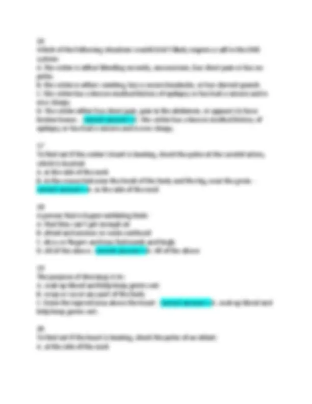 First Aid Practice Test: American Red Cross 2025-2026 | Exams Safety ...
