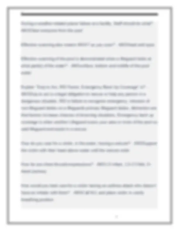 Lifeguarding Techniques: Essential Q&A for Water Safety and Emergency ...