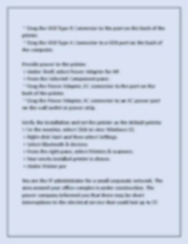 A.3 TESTOUT PC PRO CERTIFICATION MIDTERM ACTUAL EXAM 2025 QUESTIONS AND ...