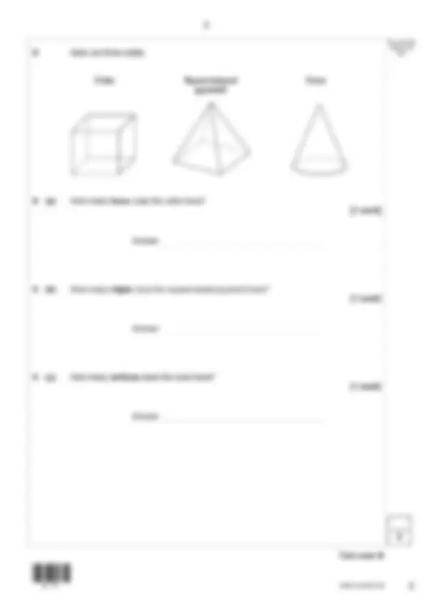 2024 AQA GCSE MATHEMATICS 8300/3F Foundation Paper 3 Question Paper ...