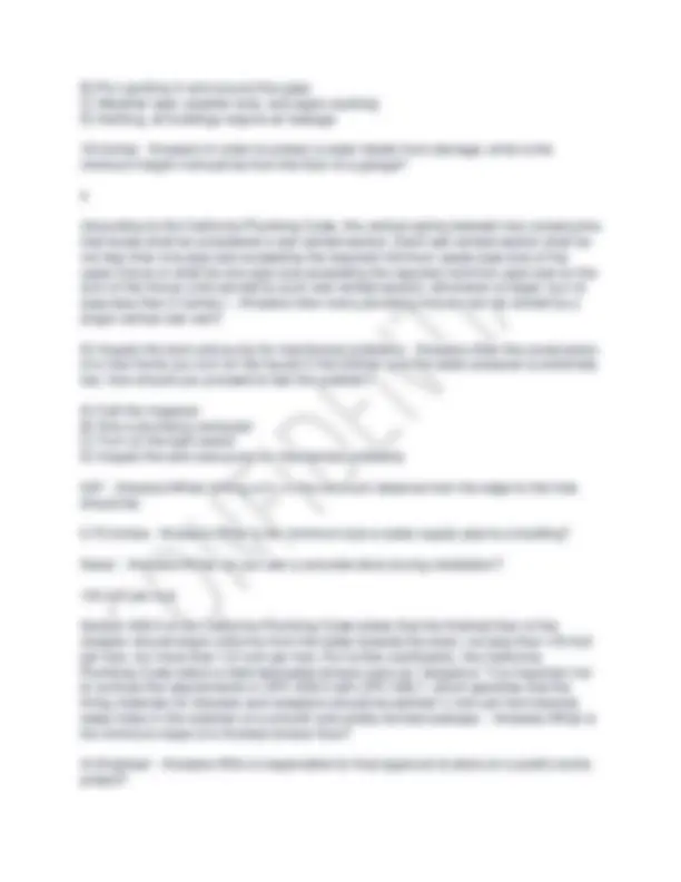 CSLB Class B General Contractors Core Trades License - Buildings Exam (Part 2) Questions ...