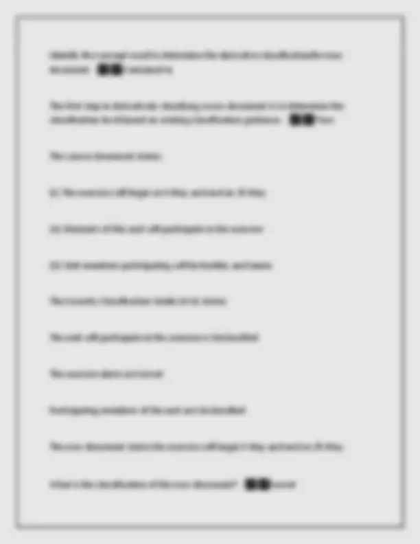 Derivative Classification Exam Questions and Answers 2025 (Verified ...